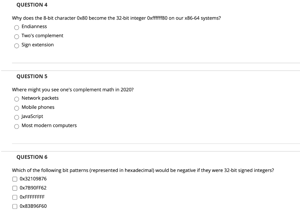Solved QUESTION 4 Why does the 8-bit character 0x80 become | Chegg.com