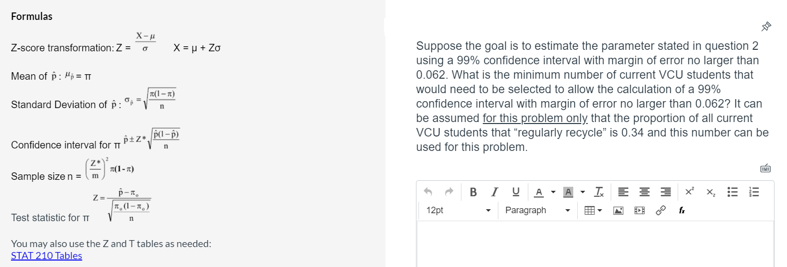 Solved Formulas X-4 Z-score transformation: Z = o X = p + Zo | Chegg.com