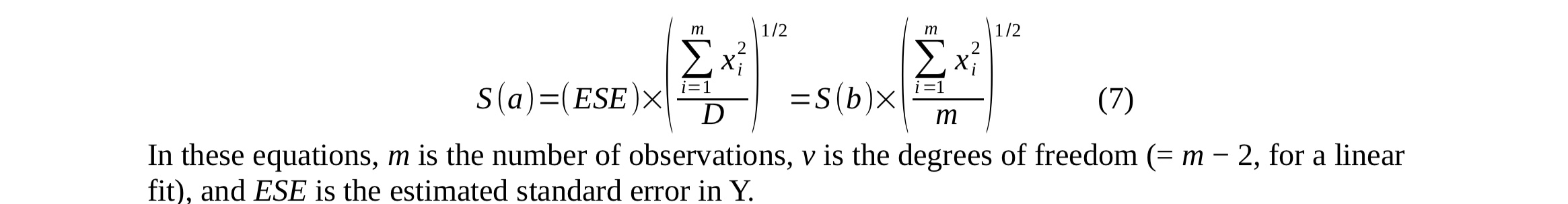 Solved For the data given above, verify the LINEST linear | Chegg.com