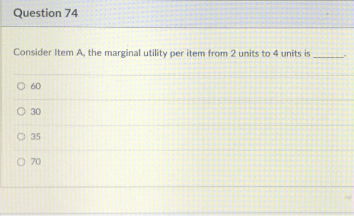 Solved Question 68 Use marginal analysis to find the optimal | Chegg.com