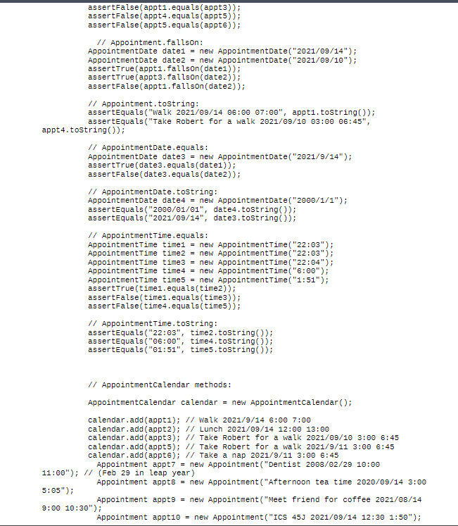 Solved Problems 6-10: AppointmentsWrite a program to design | Chegg.com