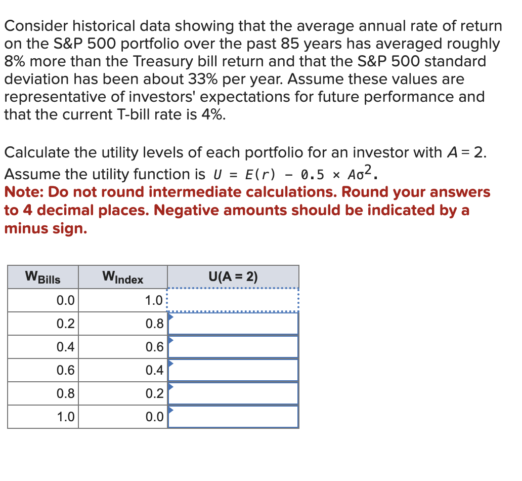 Solved Consider historical data showing that the average | Chegg.com