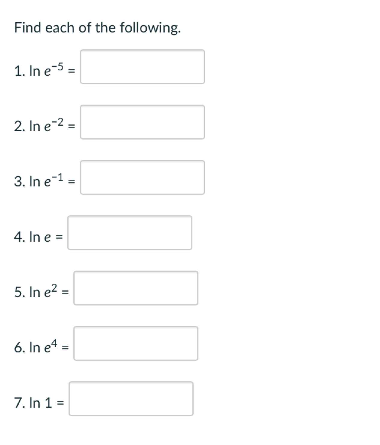 Solved Find each of the following. | Chegg.com