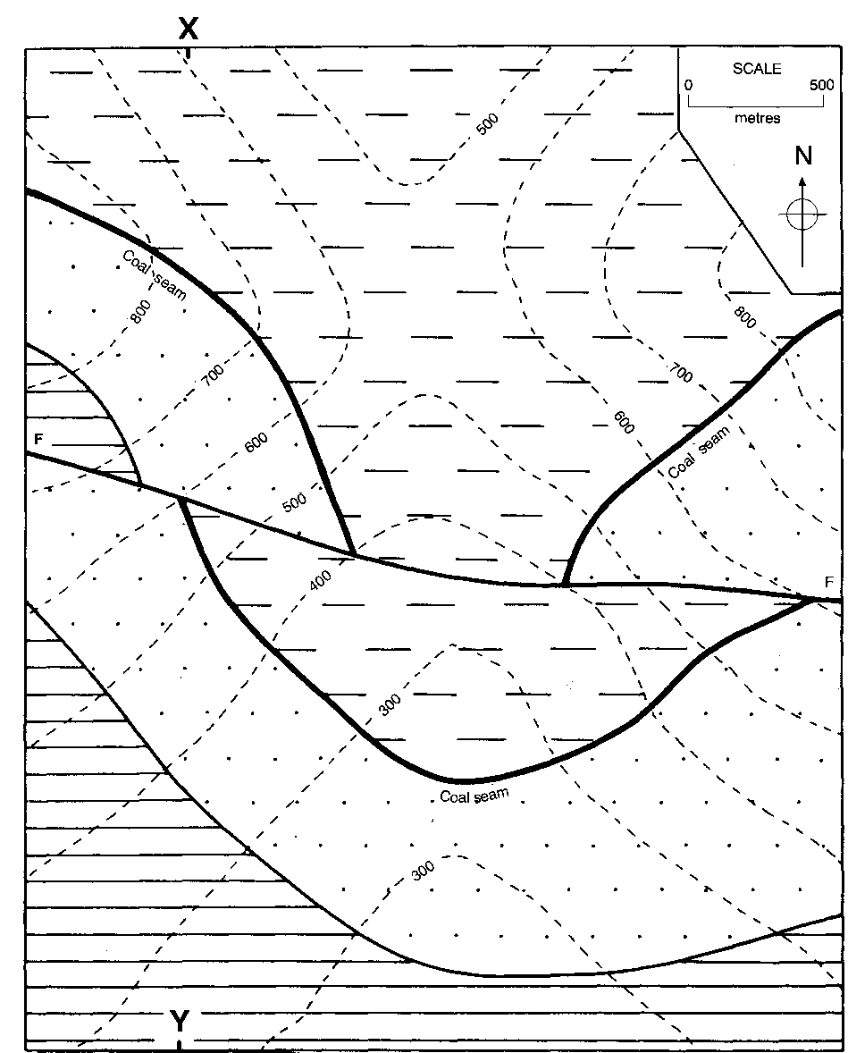 Solved Transfer the data from the map including the fault, | Chegg.com