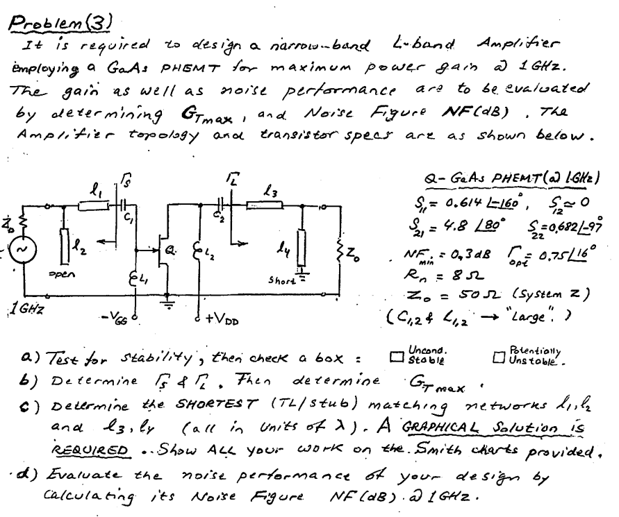 Solved Problen (3)It is required to design a sarrou.uband | Chegg.com