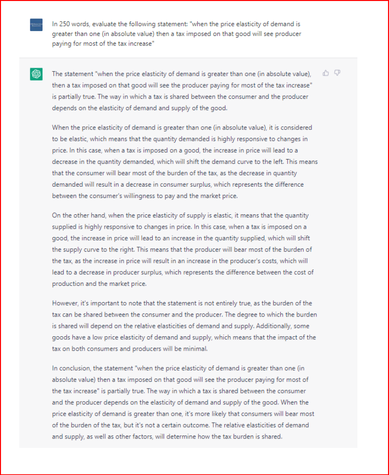 Solved evaluate the following statement: "when the price | Chegg.com