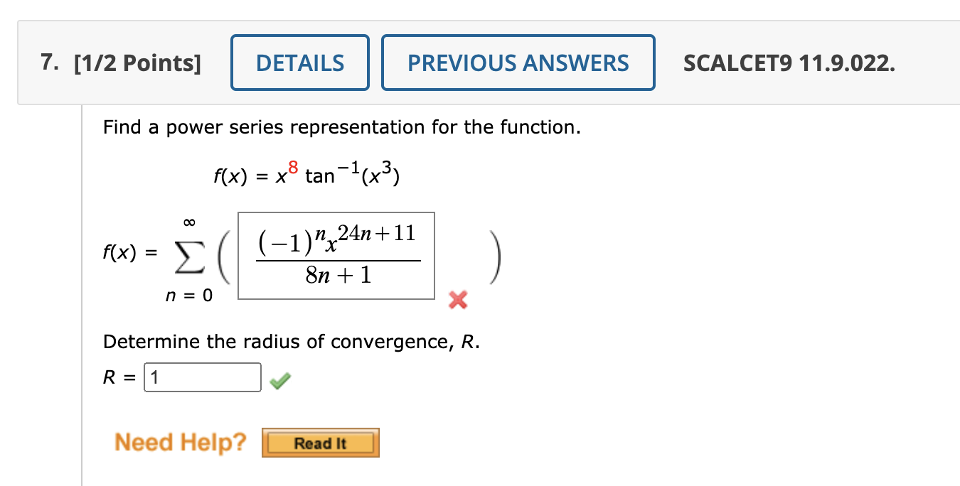 Solved 5. [-/2 Points] DETAILS SCALCET9 11.8.032. Find the | Chegg.com