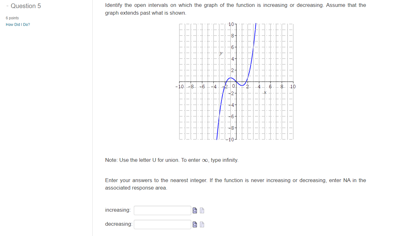 Solved Identify the open intervals on which the graph of the | Chegg.com