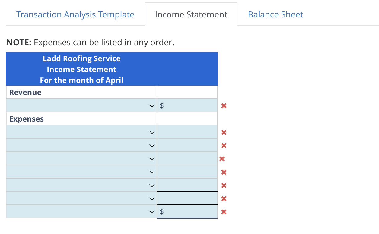 Solved Transaction Analysis and Adjustments Mark Ladd opened | Chegg.com