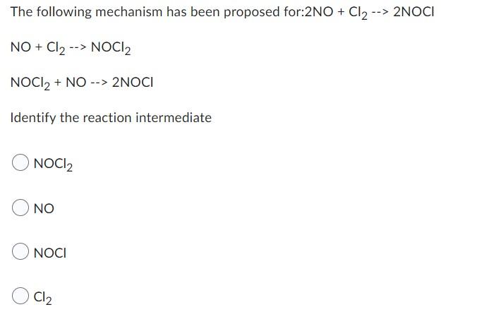 Solved The following mechanism has been proposed | Chegg.com
