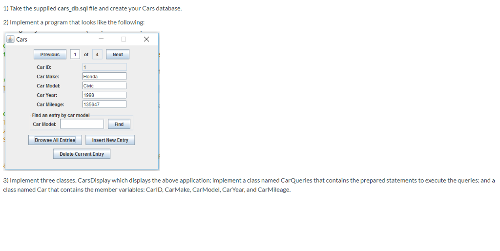 please do this as a java console application ( Java | Chegg.com