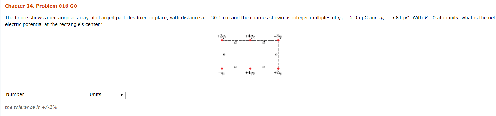 Solved Chapter 24, Problem 016 GO The figure shows a | Chegg.com