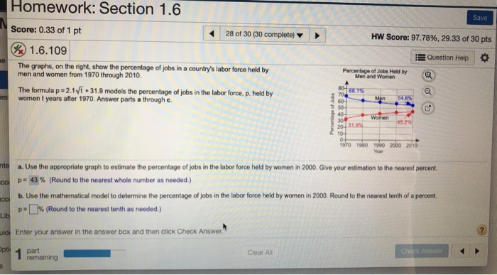 Solved Homework Section 1 6 Save Score 0 33 Of 1 Pt 28 Of