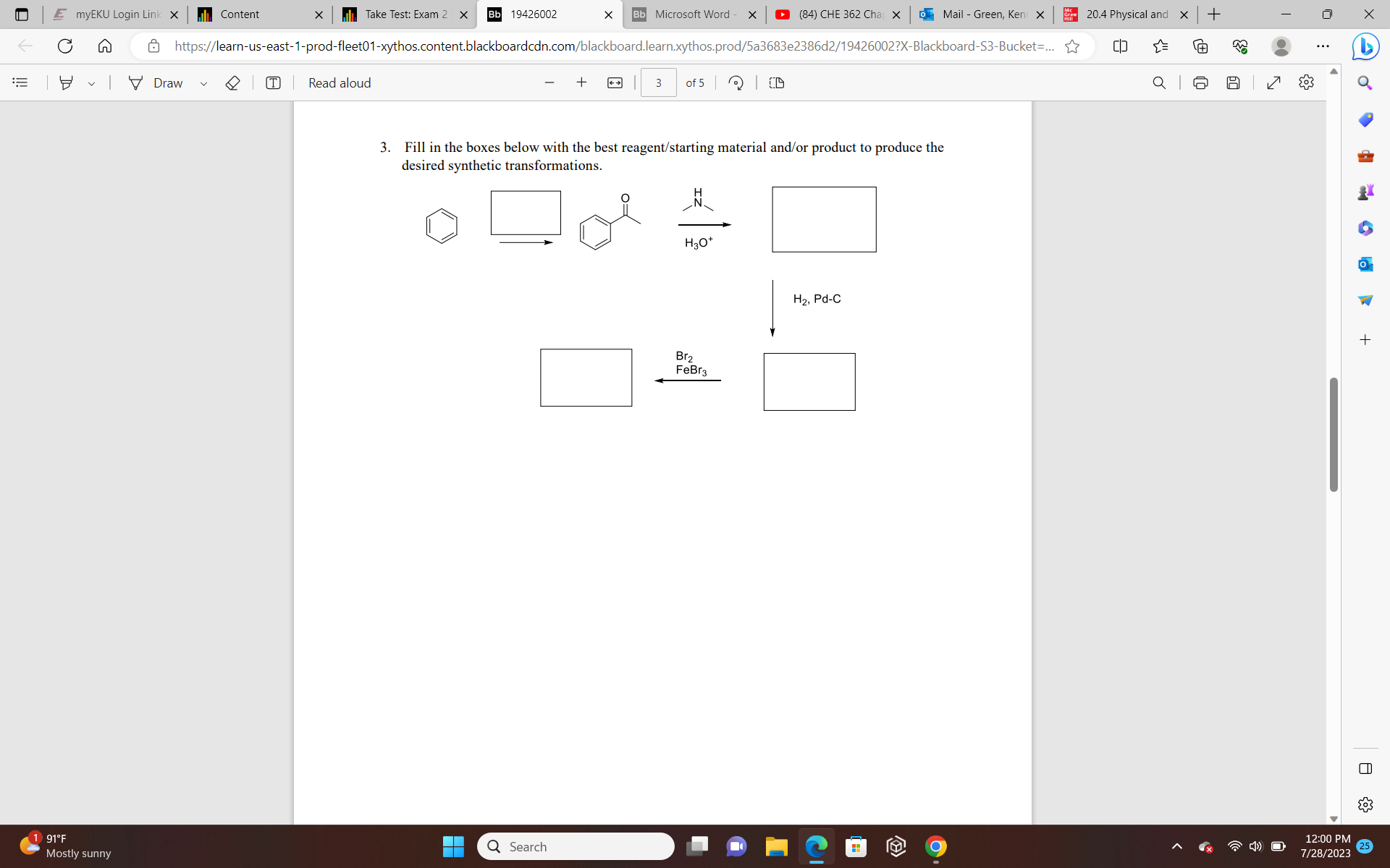 Solved 3. Fill in the boxes below with the best | Chegg.com