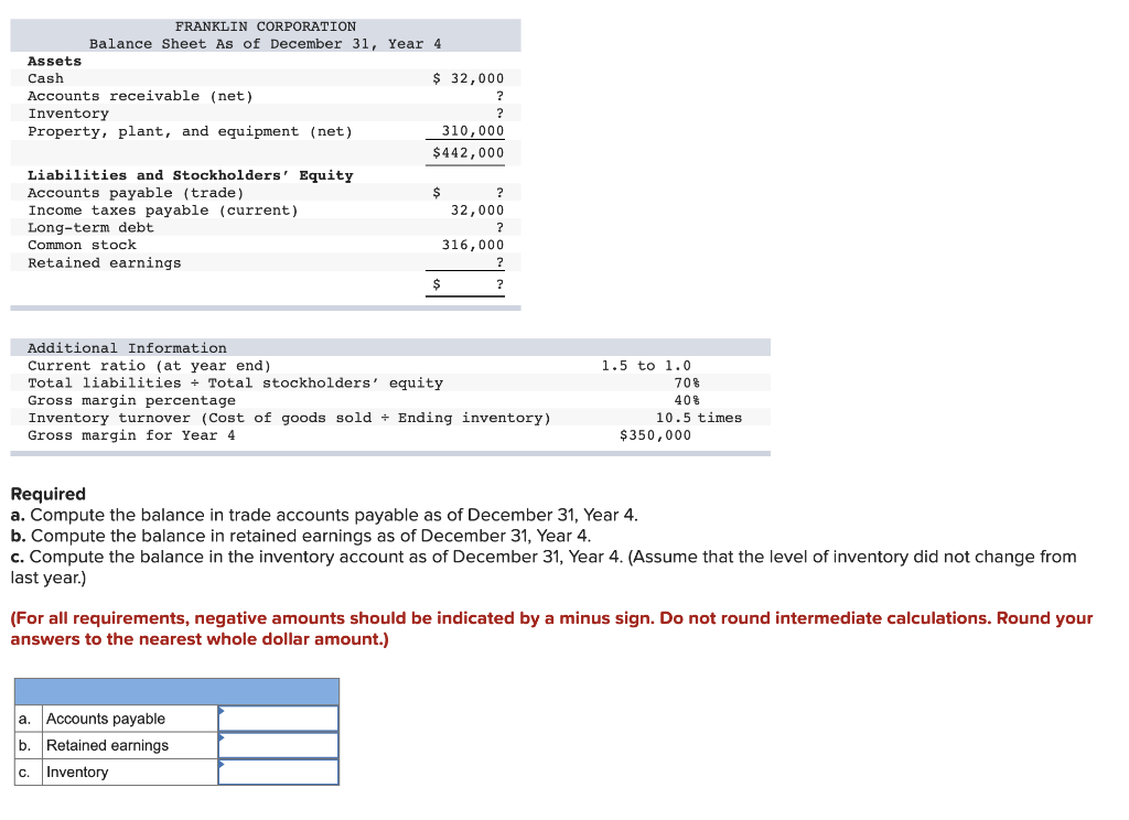 Solved Required a. Compute the balance in trade accounts | Chegg.com