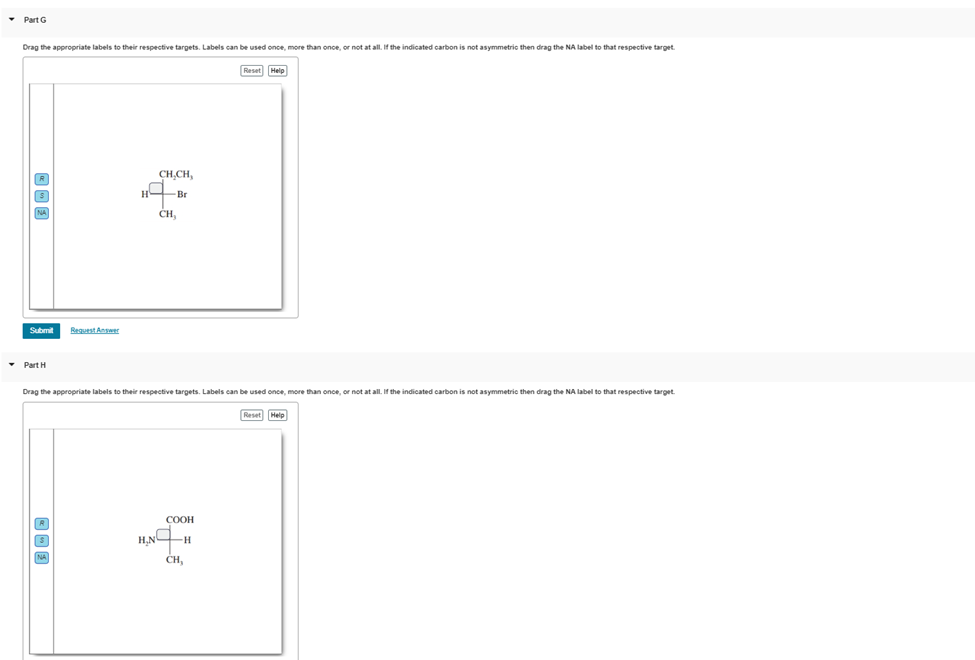 Solved Part A Reset HelpPart B Drag the appropriate labels | Chegg.com