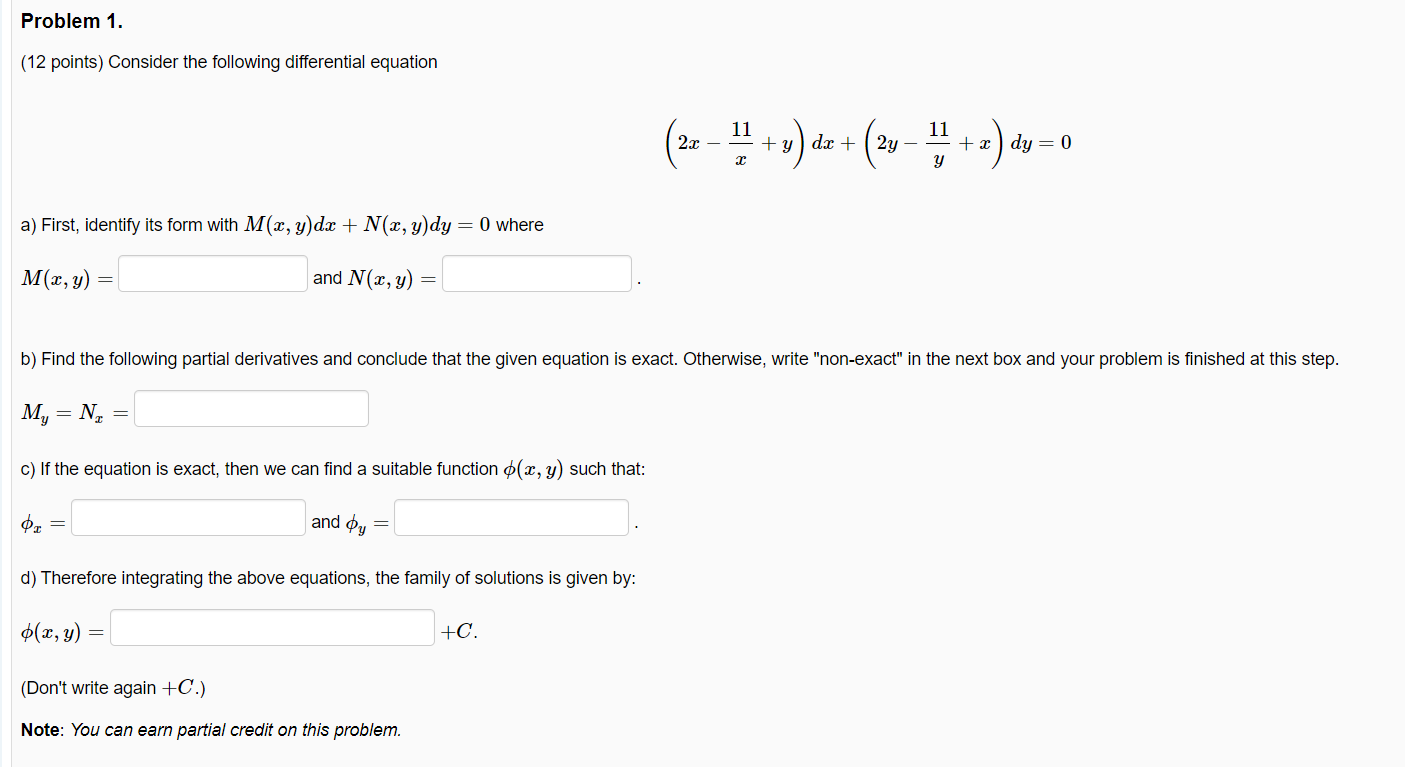 Solved Problem 1 12 Points Consider The Following 