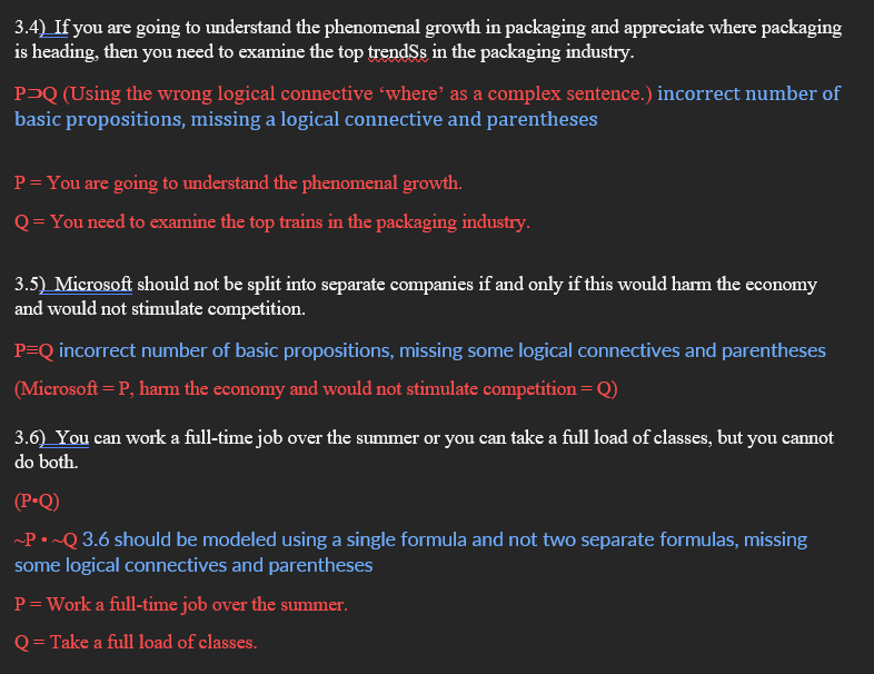 Solved Grading Standard: -1/4 point for each error (e.g., | Chegg.com