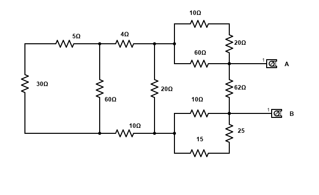Solved P1-1. (20 Points) Determine the Equivalent resistance | Chegg.com