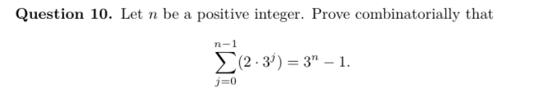 Solved Question 10. Let n be a positive integer. Prove | Chegg.com