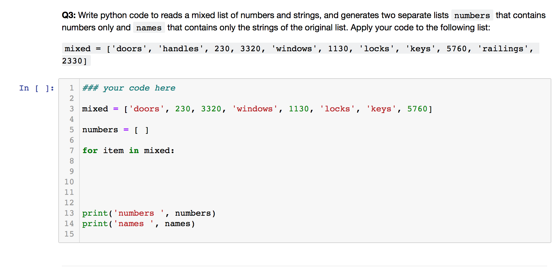 Solved Q2: Write an if-elif-else statement that evaluates | Chegg.com