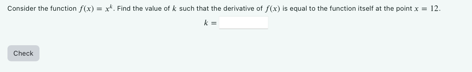 Solved Consider the function f(x)=xk. ﻿Find the value of k | Chegg.com