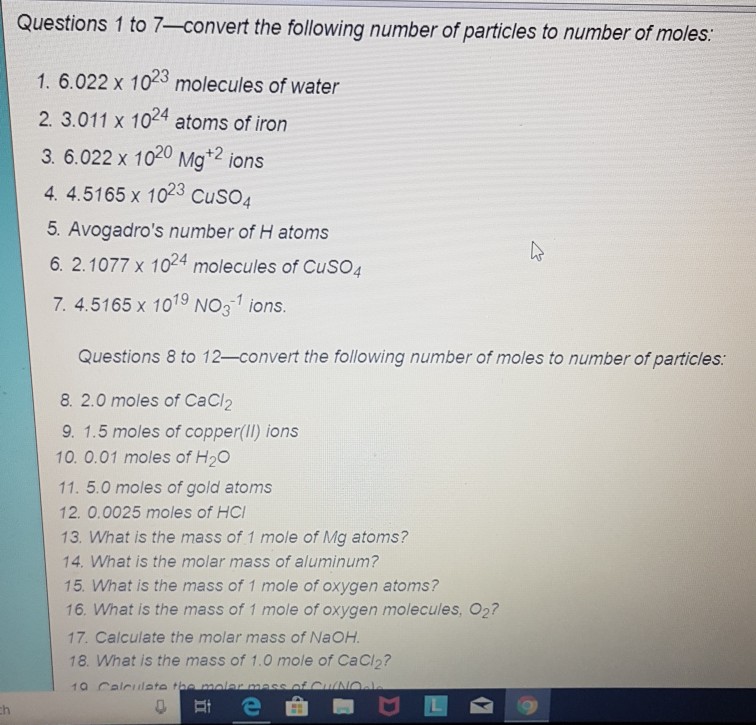 Solved Questions 1 to 7-convert the following number of | Chegg.com