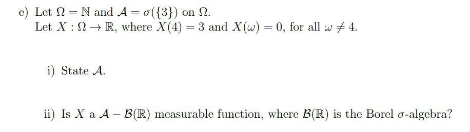 [Solved]: Step by step calculations Let ( Omega= mathbb{