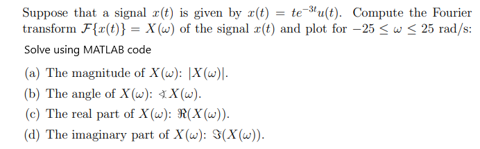 Solved Suppose that a signal z(t) is given by z(t) = | Chegg.com