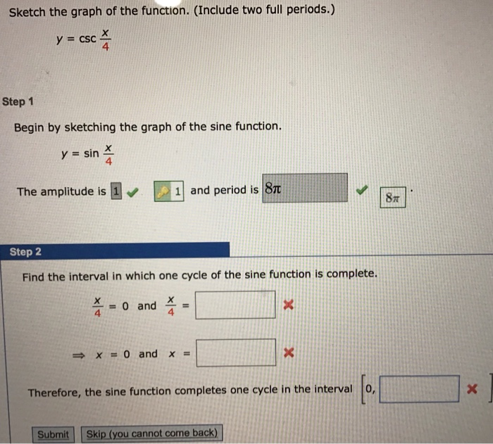 Solved Sketch the graph of the function. (Include two full | Chegg.com
