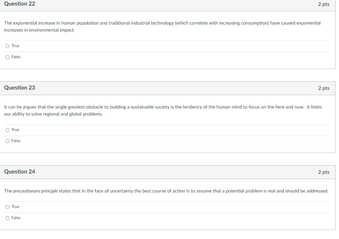 Solved The exponential increase in human population and | Chegg.com