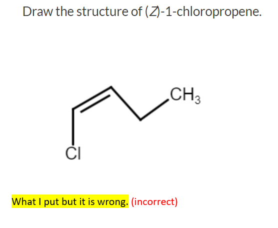 Z 1 Chloropropene