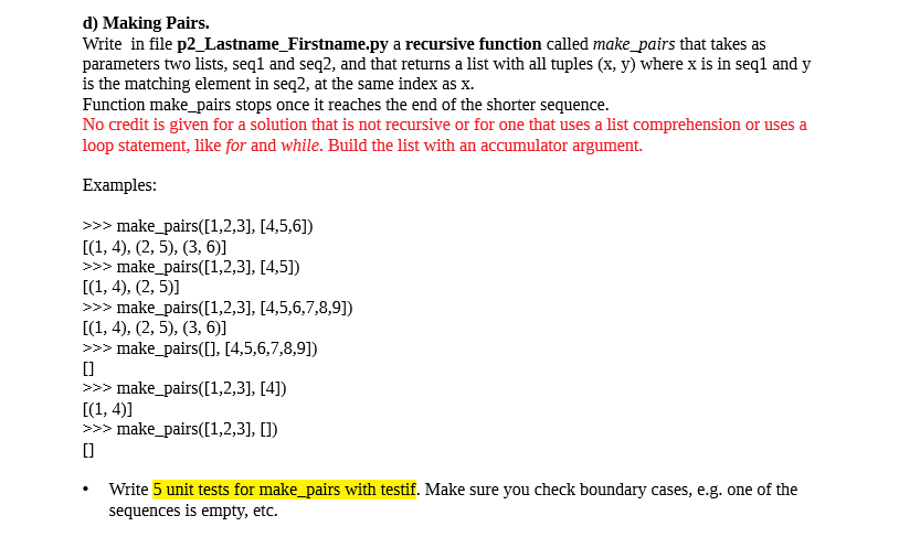 Solved I am having trouble with this one Python programming | Chegg.com