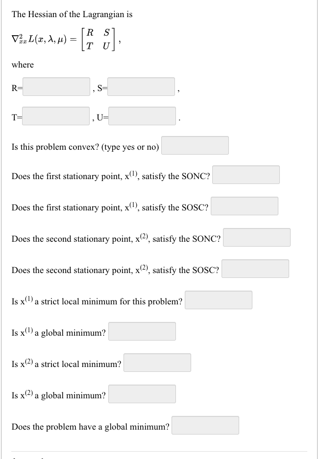 Solved Consider the problem minimize subject to | Chegg.com