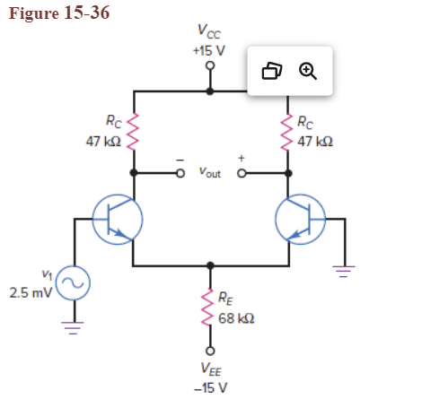 Solved what is the ac output voltage? If β = 275, what is | Chegg.com