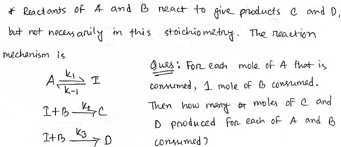 Solved * Reactants of A and B react to give products C and | Chegg.com