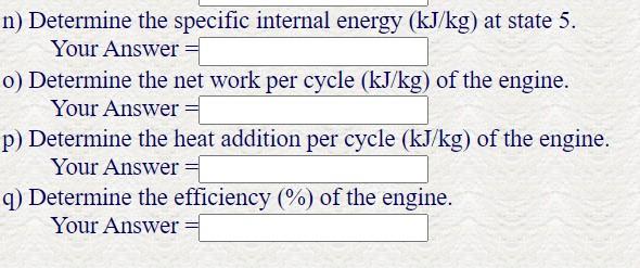 Solved A Dual cycle engine is analyzed using the cold air | Chegg.com