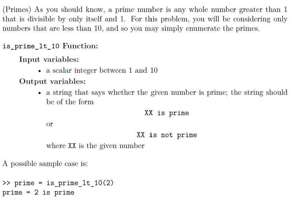 Solved use MATLAB. can use sprintf, if, elseif . no "break" | Chegg.com