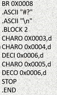 Solved Implement an assembly language program (pep8) that | Chegg.com