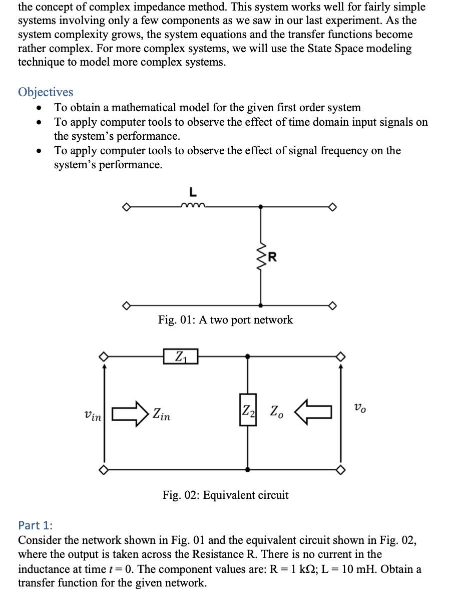 Solved the concept of complex impedance method. This system | Chegg.com