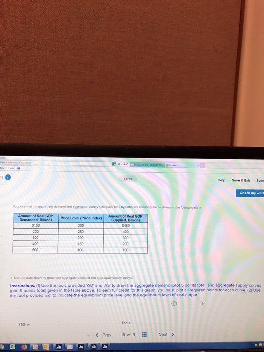 Solved Help Save & Exit Sub Check my Suppose that the | Chegg.com