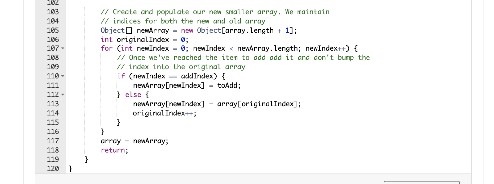 Solved HW125.5. SimpleArrayList equals interface SimpleList | Chegg.com