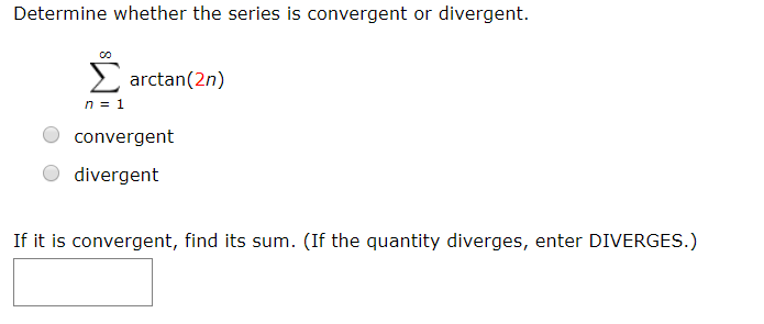 Solved Determine whether the series is convergent or | Chegg.com