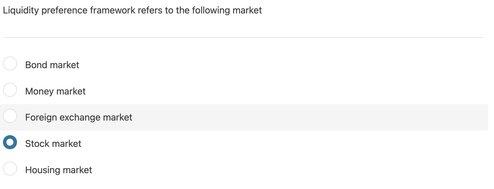 Solved Liquidity preference framework refers to the | Chegg.com