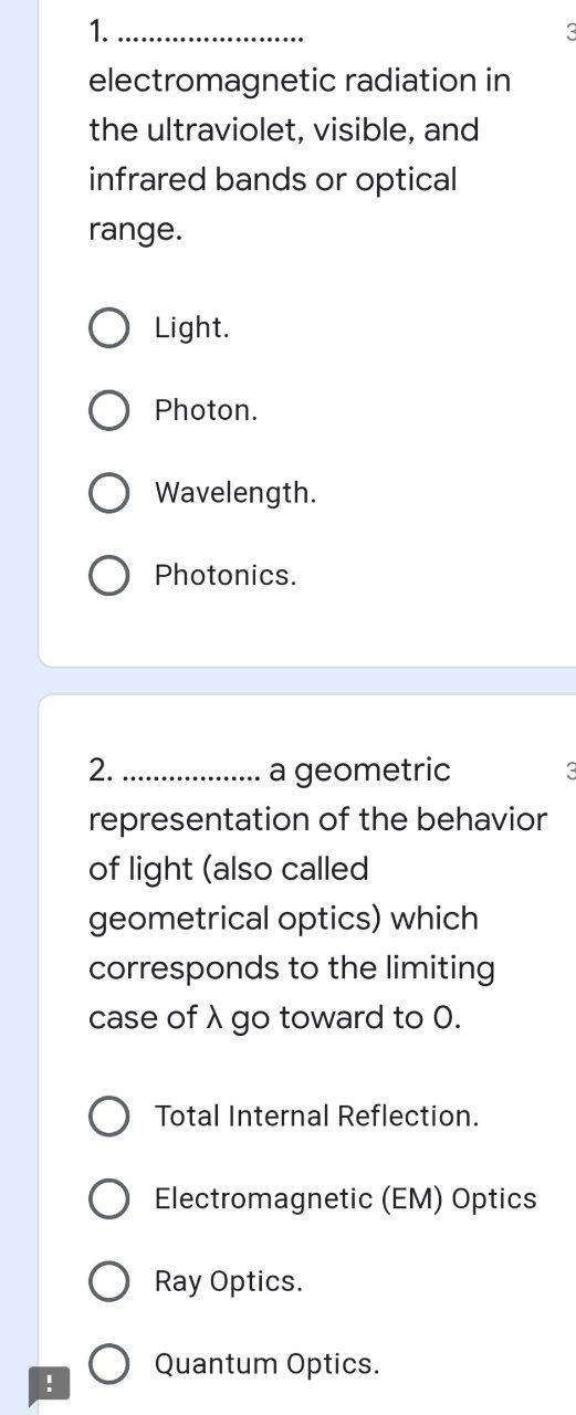 Solved 1. electromagnetic radiation in the ultraviolet, | Chegg.com