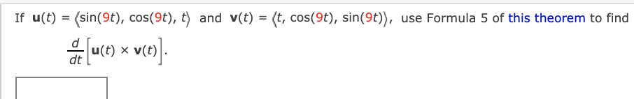 Solved If u(t) = (sin(4t), cos(2t), t) and v(t) = (t, | Chegg.com