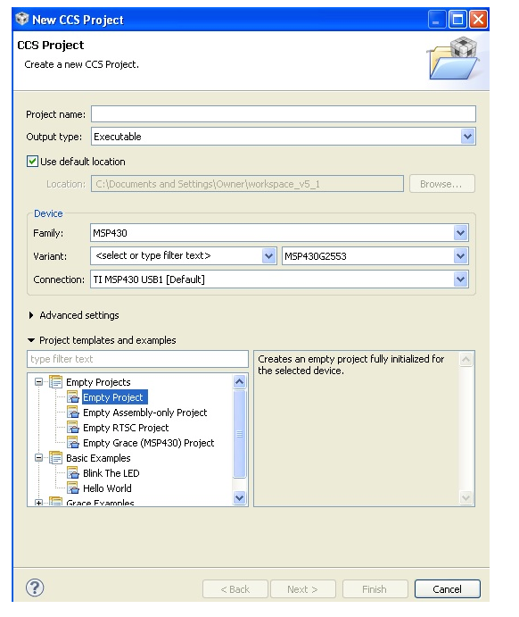 Solved Using an MSP430G2553 in Code Composer | Chegg.com