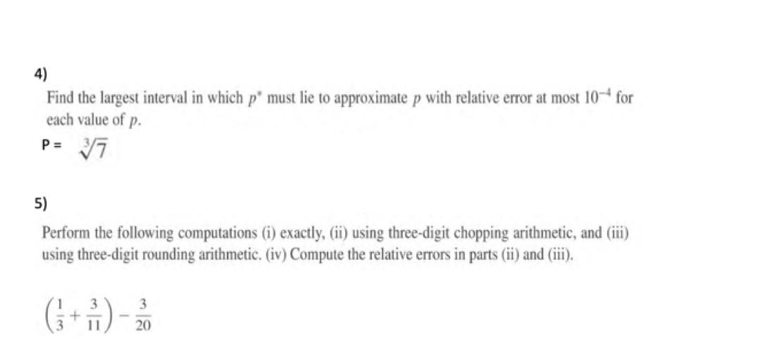 Solved 4) Find the largest interval in which p∗ must lie to | Chegg.com