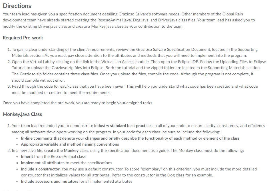 Solved Your team lead has given you a specification document | Chegg.com