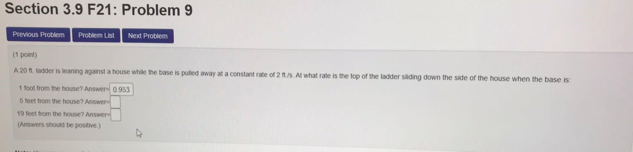 Solved Section 39 F21 Problem 9 Previous Problem Problem 1935